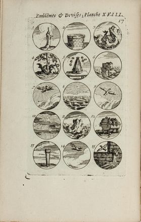 Verrien Nicolas : Recueil d'emblêmes, devises, medailles, et figures ...