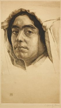 Sigmund Lipinsky (Graudenz, 1873 - Roma, 1940) : Donna di Terracina ...