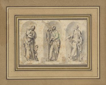 Domenico Parodi (Genova, 1672 - 1742) : Le Virtù teologali. - Asta ...