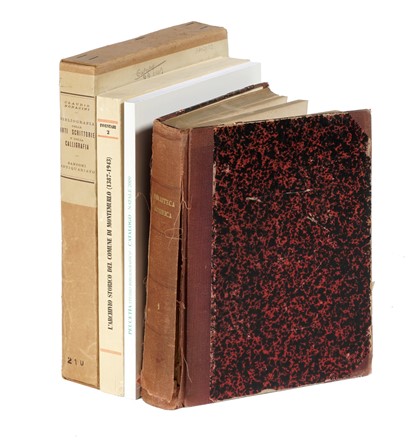 Lotto di 10 repertori. Pietro Vayra, Claudio Bonacini, Carlo Lozzi ...