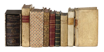 Lucretius Titus Carus [e altri] : Lotto di 9 opere di letteratura ...