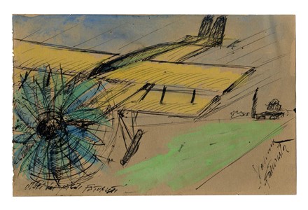 Lucio Venna Landsmann (Venezia, 1897 - Firenze, 1974) : Aereo. - Asta ...