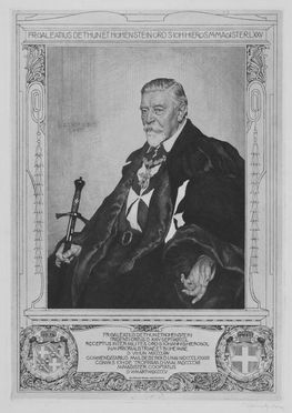 Sigmund Lipinsky (Graudenz, 1873 - Roma, 1940) : Ritratto di fra ...