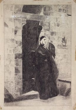Tito Lessi (Firenze, 1858 - 1917) : Dante Alighieri. - Asta LIBRI ...