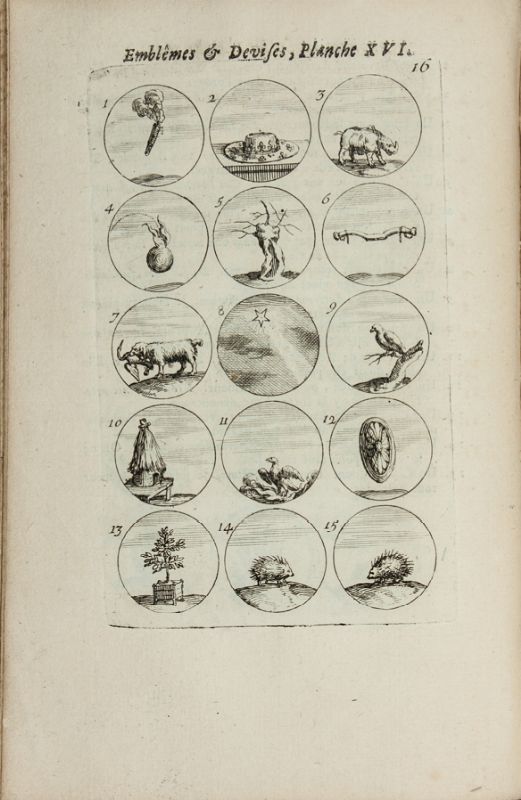 Verrien Nicolas : Recueil d'emblêmes, devises, medailles, et figures ...