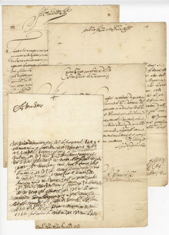Medici Cosimo III (de) : 1 lettera autografa firmata e 3 lettere ... Medici Cosimo III (de) : 1 lettera autografa firmata e 3 lettere ...
