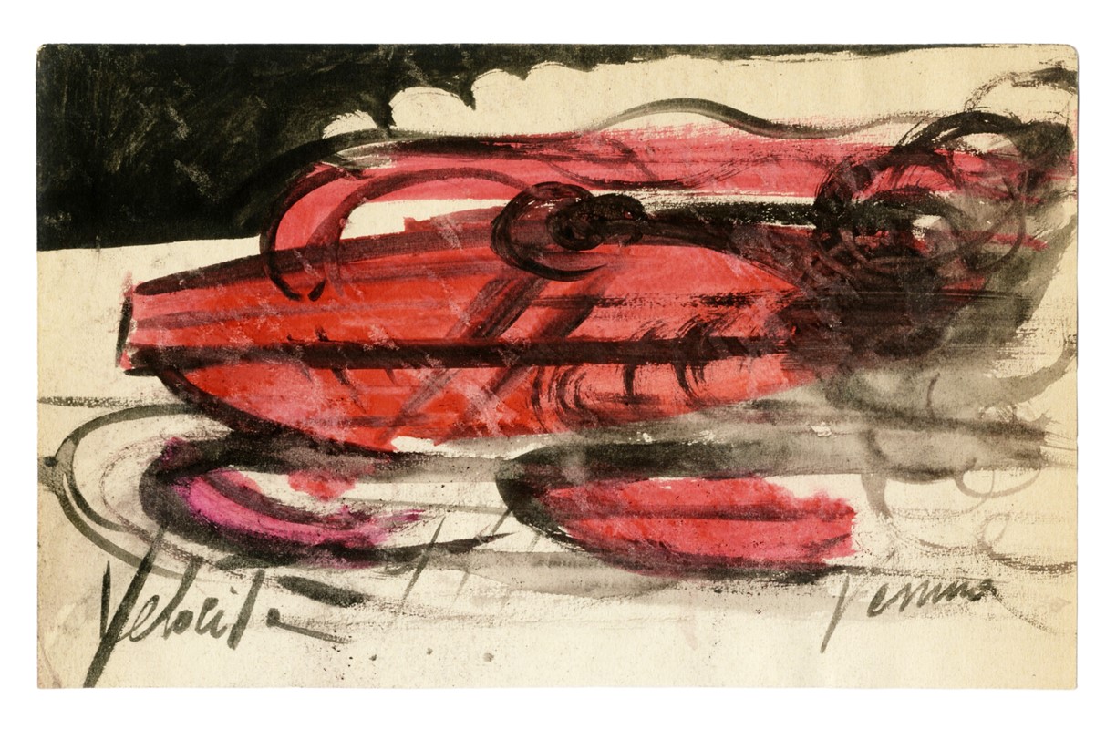 Lucio Venna Landsmann (Venezia, 1897 - Firenze, 1974) : Velocità ...