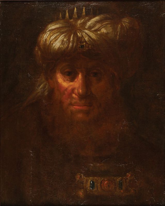 Scuola europea del XVII secolo : Re arabo - Asta Fotografie, Dipinti e ...